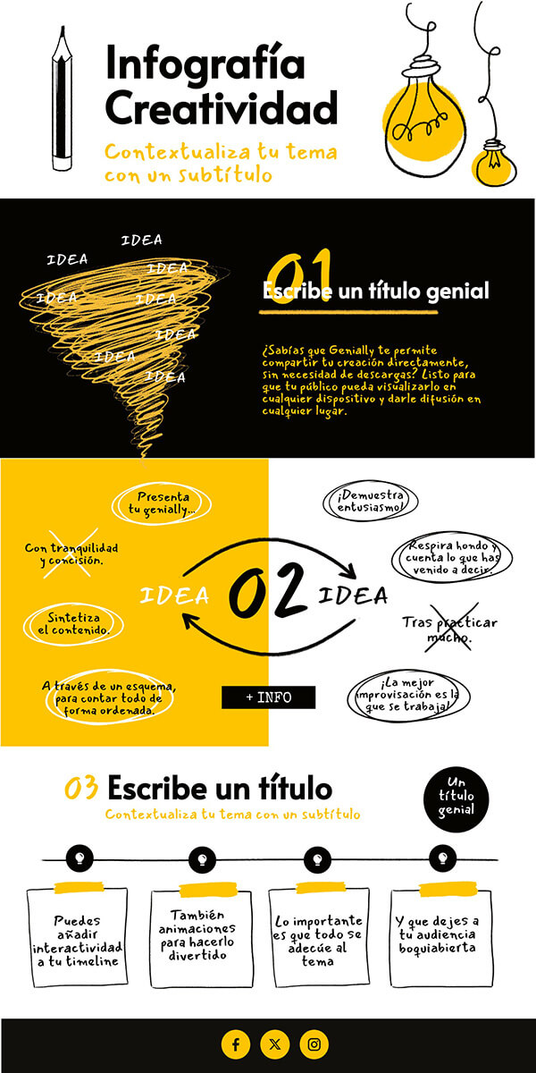 Plantillas de infografías educativas | Genially